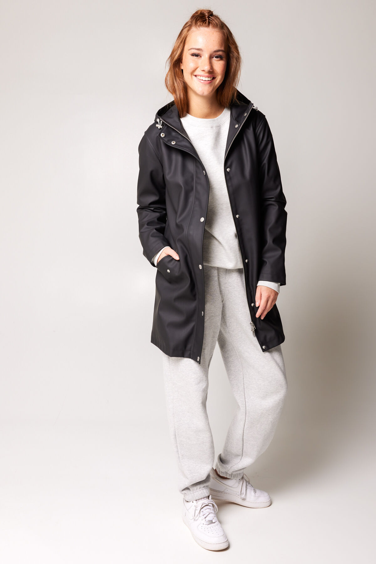 Women Rain jacket Janice Black | America Today Women Rain jacket Janice Black | America Today