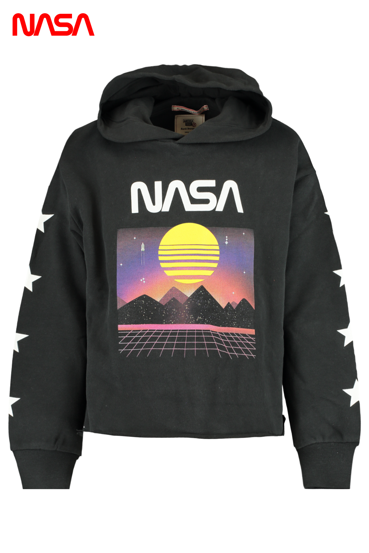 Meisjes Hoodie met NASA print Zwart Online Kopen